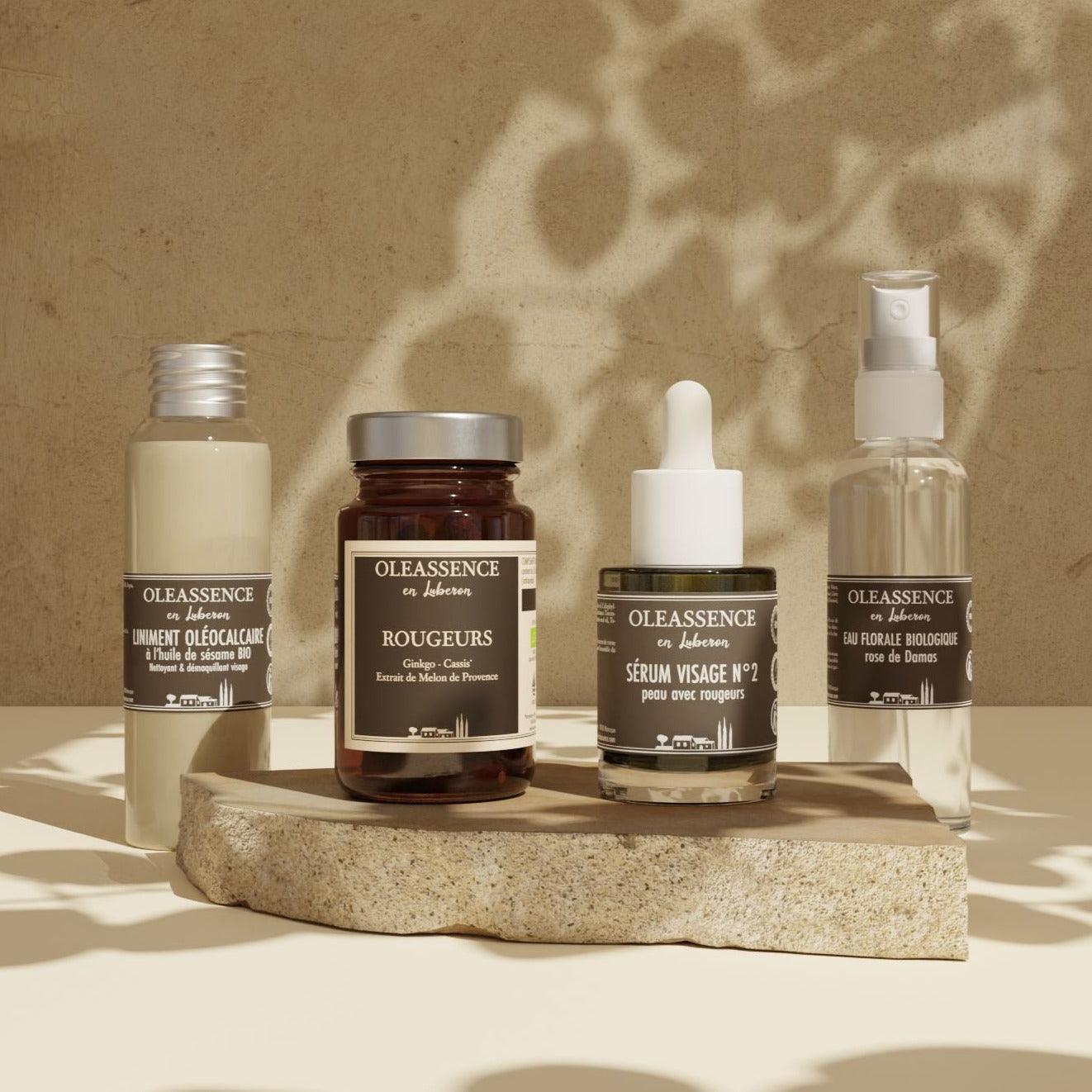 Pack Rougeurs du visage + Complément Alimentaire – Oleassence en Luberon